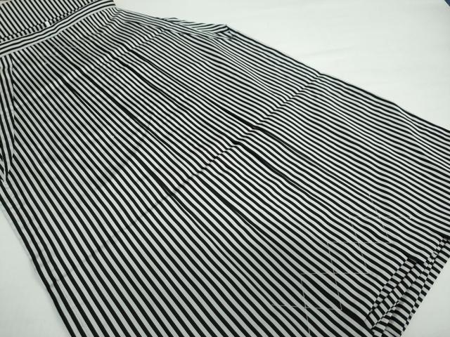 平和屋着物●男性　馬乗り袴　縞　洗える着物　未使用　DAAZ7768ud