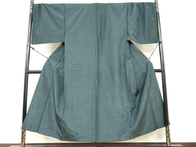 平和屋着物●男性　紬　百入茶色　キングサイズ　正絹　逸品　DAAZ7816ud