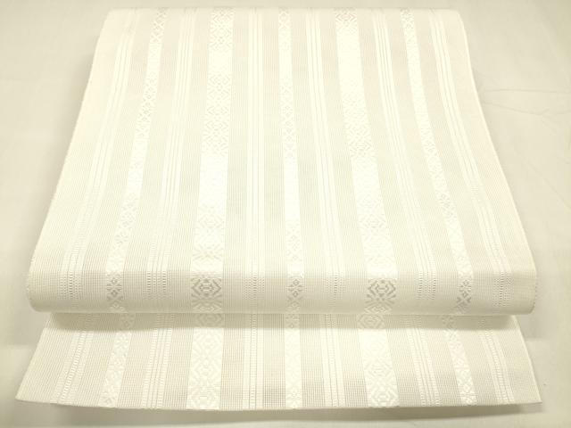 平和屋着物＊夏物　博多織　八寸名古屋帯　献上　DABA0121cm