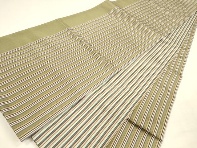 平和屋着物●本場筑前博多織　両面　全通柄袋帯　間道　正絹　逸品　DABA0170cm