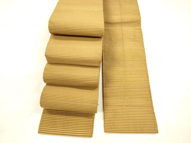 平和屋着物●男性　爪掻き本綴れ　角帯　横段文　正絹　逸品　DABA0408ccm