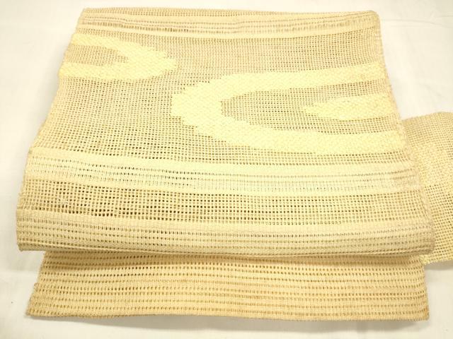 平和屋着物＊夏物　八寸名古屋帯　流水文　DABA0466cm