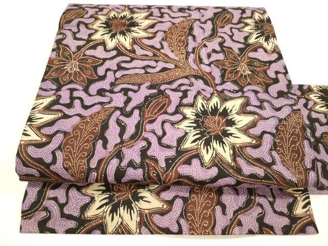 平和屋着物●全通柄九寸名古屋帯　バティック　綿　逸品　DABA0653cm