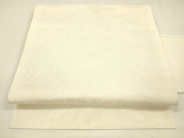 平和屋着物＊夏物　八寸名古屋帯　唐織　正倉院花文　DABA0719cm