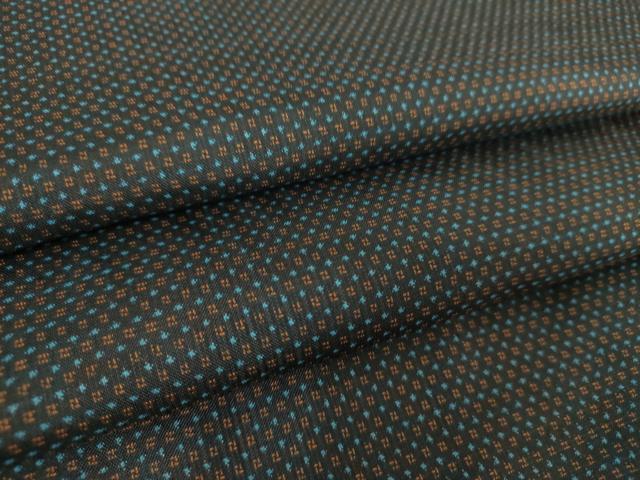 平和屋着物●男性　男柄の最高峰　西郷柄　西郷絣　本場大島紬　正絹　逸品　DABA1097ps