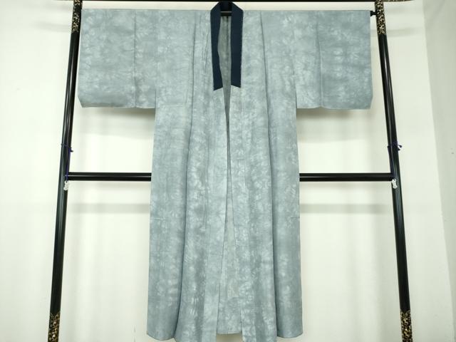 平和屋着物●男性　長襦袢　無双仕立て　霞文　高島屋扱い　正絹　逸品　未使用　DABA1139ps