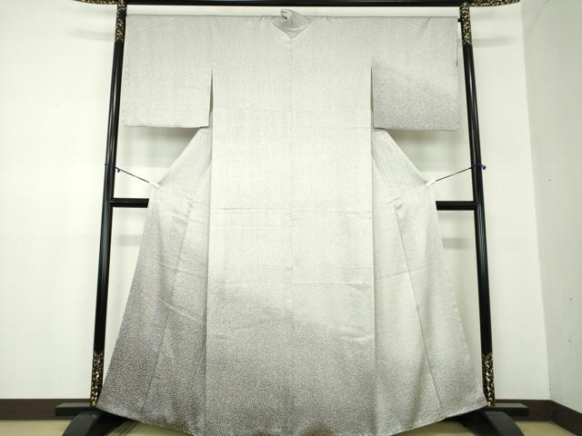 平和屋着物●名門　藤娘きぬたや・総絞り　杢目絞り　訪問着　霞文　暈し染め　正絹　逸品　未使用　DABA1389ps