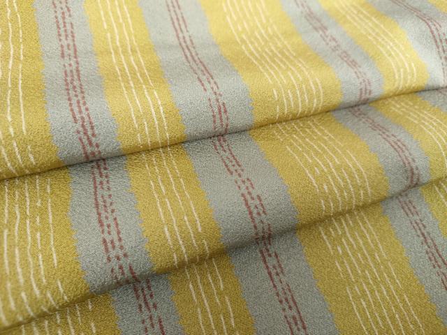 平和屋着物●上質な小紋　間道　正絹　逸品　未使用　DABA1394ps