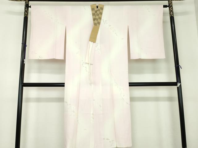 平和屋着物●上質な長襦袢　袷　手描き　草花文　暈し染め　正絹　逸品　DABA1430ps