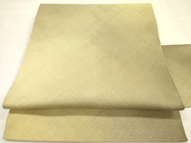 平和屋着物●八寸名古屋帯　組織　霞文　正絹　逸品　DABA6079op