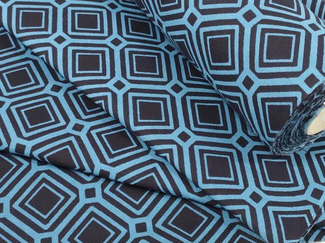 平和屋着物∴夏物　男性　浴衣　反物　着尺　菱　コーマ糸使用　キングサイズ　綿　逸品　未使用　DABA7031zzz