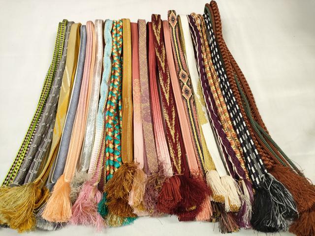 平和屋着物●和装小物　帯締め20本セット　高麗組　冠組　唐組　角八つ組　金糸　逸品　DABA7173zzz