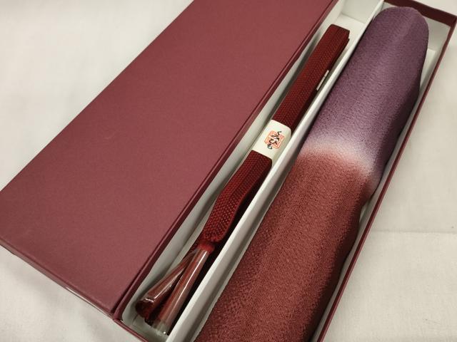 平和屋着物●和装小物　帯締め・帯揚げセット　暈し染め　組紐　逸品　未使用　DABA7289zzz