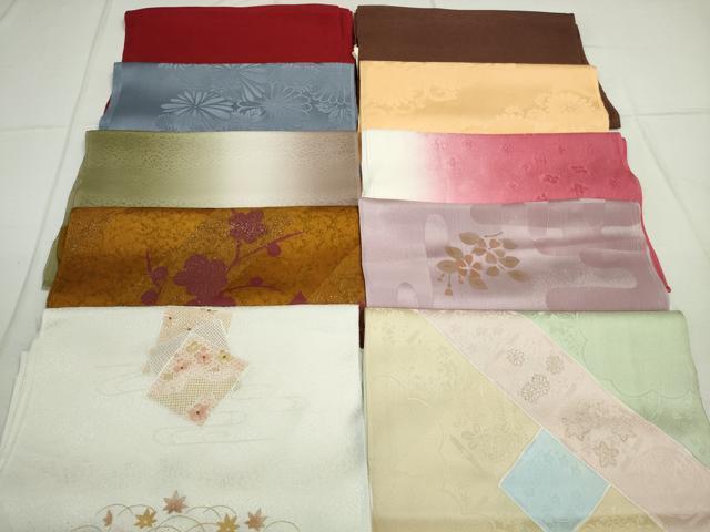 平和屋本店■和装小物　帯揚げ10枚　逸品　未使用　DZAA10376kh5