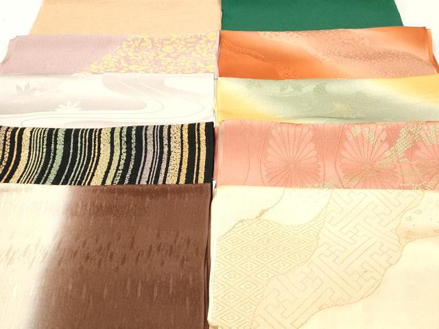 平和屋本店■和装小物　帯揚げ10枚　逸品　未使用　DZAA10605kh5