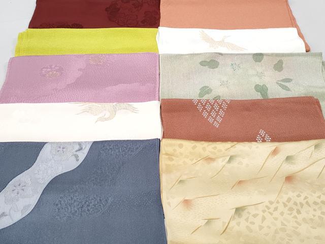 平和屋本店■和装小物　帯揚げ10枚　逸品　未使用　DZAA10609kh5