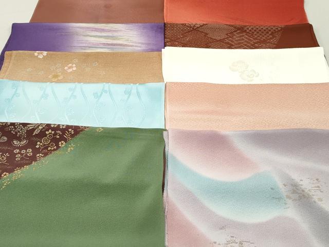 平和屋本店■和装小物　帯揚げ10枚　逸品　未使用　DZAA10611kh5