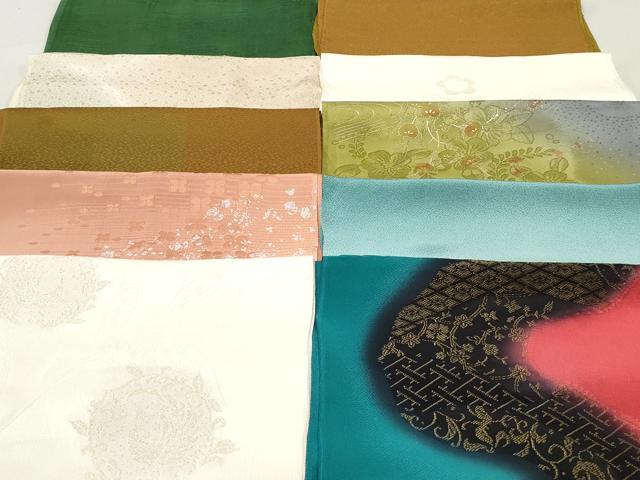 平和屋本店■和装小物　帯揚げ10枚　逸品　未使用　DZAA10612kh5