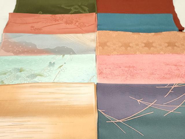 平和屋本店■和装小物　帯揚げ10枚　逸品　未使用　DZAA10630kh5