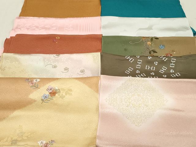 平和屋本店■和装小物　帯揚げ10枚　逸品　未使用　DZAA10642kh5