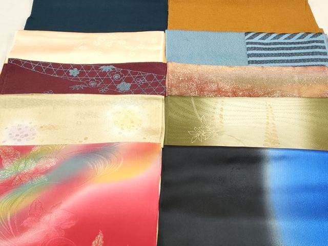 平和屋本店■和装小物　帯揚げ10枚　逸品　未使用　DZAA10643kh5