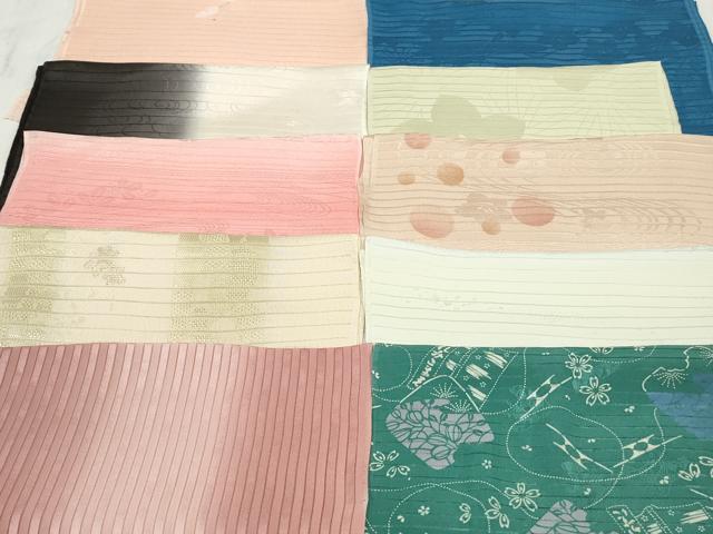 平和屋本店□夏物 和装小物 帯揚げ10枚 逸品 未使用 DZAA10626kh5