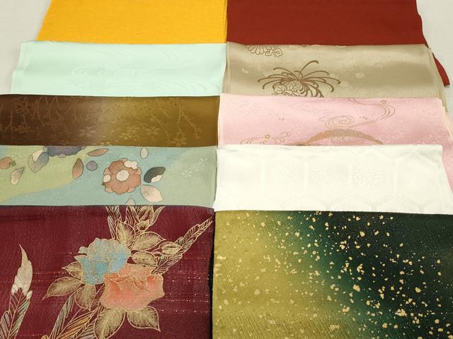 平和屋本店■和装小物　帯揚げ10枚　逸品　未使用　DZAA10741kh5