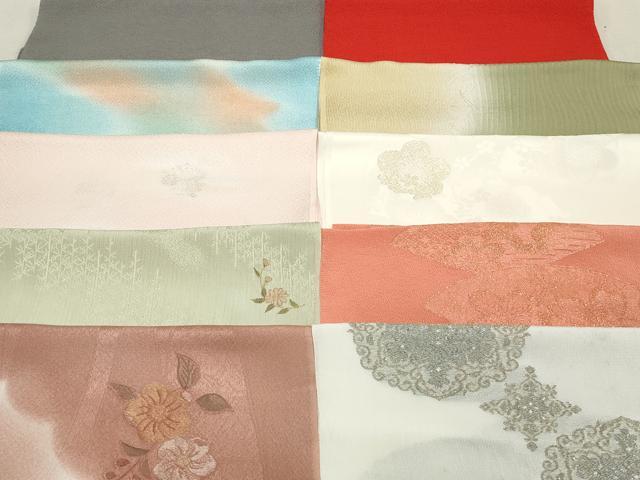 平和屋本店■和装小物　帯揚げ10枚　逸品　未使用　DZAA10762kh5