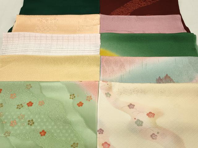 平和屋本店■和装小物　帯揚げ10枚　逸品　未使用　DZAA10767kh5