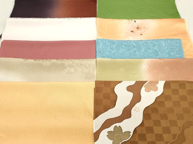 平和屋本店■和装小物　帯揚げ10枚　逸品　未使用　DZAA10770kh5