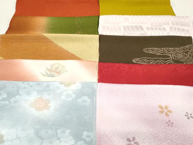 平和屋本店■和装小物　帯揚げ10枚　逸品　未使用　DZAA10774kh5