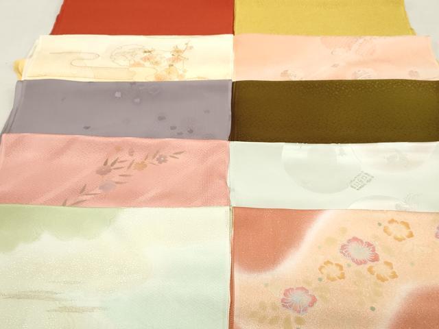 平和屋本店■和装小物　帯揚げ10枚　逸品　未使用　DZAA10780kh5