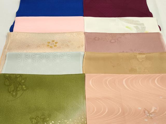 平和屋本店■和装小物　帯揚げ10枚　逸品　未使用　DZAA10788kh5