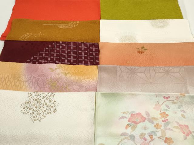 平和屋本店■和装小物　帯揚げ10枚　逸品　未使用　DZAA10791kh5