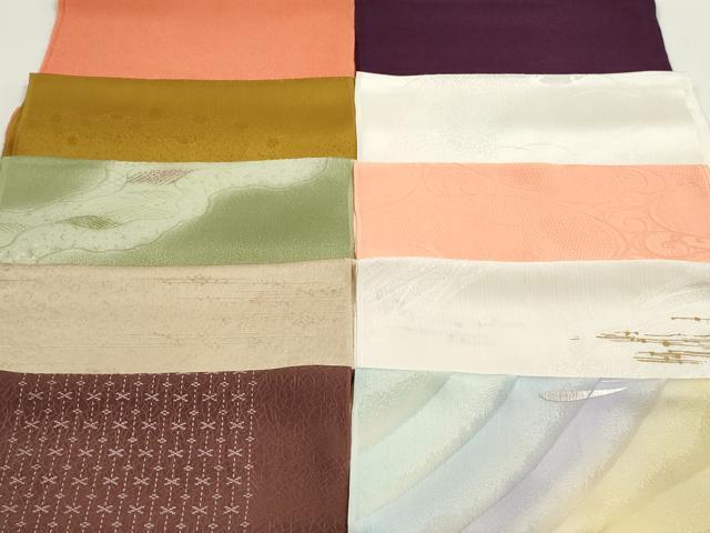 平和屋本店■和装小物　帯揚げ10枚　逸品　未使用　DZAA10798kh5