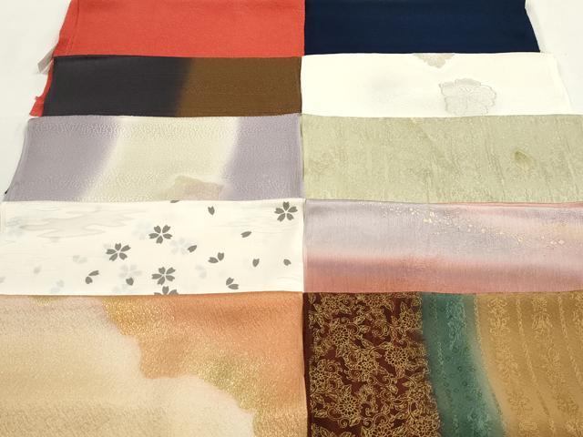 平和屋本店■和装小物　帯揚げ10枚　逸品　未使用　DZAA10799kh5