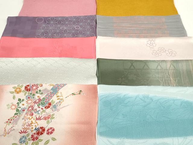 平和屋本店■和装小物　帯揚げ10枚　逸品　未使用　DZAA10830kh5