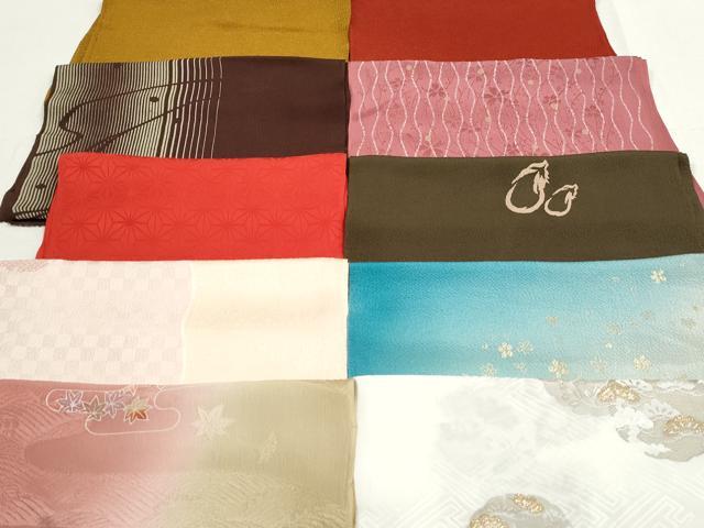 平和屋本店■和装小物　帯揚げ10枚　逸品　未使用　DZAA10831kh5