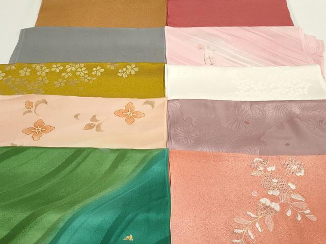 平和屋本店■和装小物　帯揚げ10枚　逸品　未使用　DZAA10834kh5