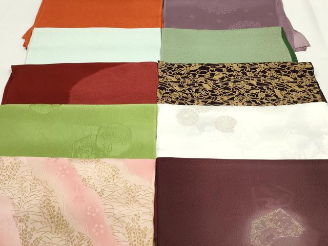 平和屋本店■和装小物　帯揚げ10枚　逸品　未使用　DZAA10837kh5