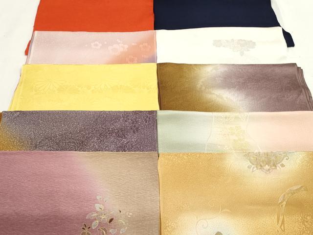 平和屋本店■和装小物　帯揚げ10枚　逸品　未使用　DZAA10839kh5