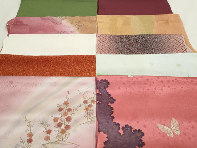 平和屋本店■和装小物　帯揚げ10枚　逸品　未使用　DZAA10875kh5