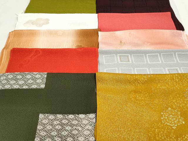 平和屋本店■和装小物　帯揚げ10枚　逸品　未使用　DZAA10876kh5