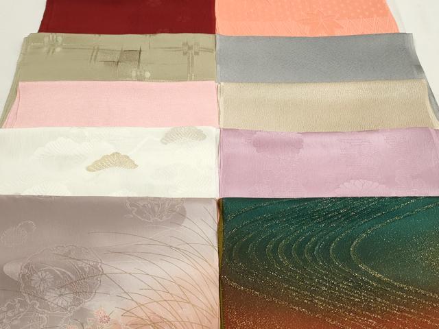 平和屋本店□和装小物 帯揚げ10枚 逸品 未使用 DZAA10614kh5