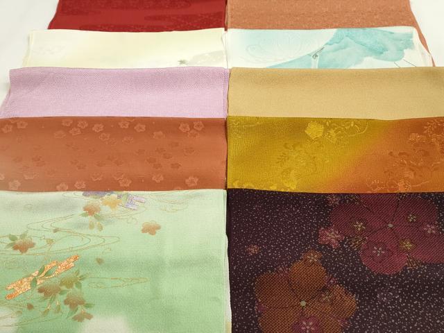 平和屋本店■和装小物　帯揚げ10枚　逸品　未使用　DZAA10884kh5