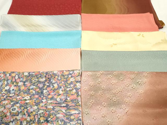 平和屋本店■和装小物　帯揚げ10枚　逸品　未使用　DZAA10887kh5