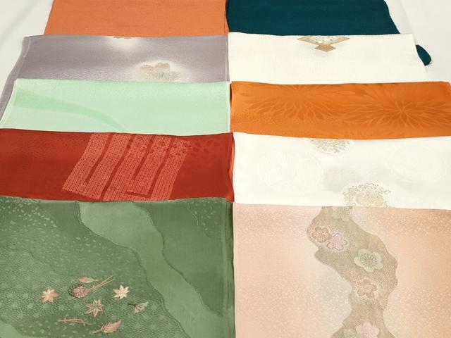 平和屋本店■和装小物　帯揚げ10枚　逸品　未使用　DZAA10891kh5