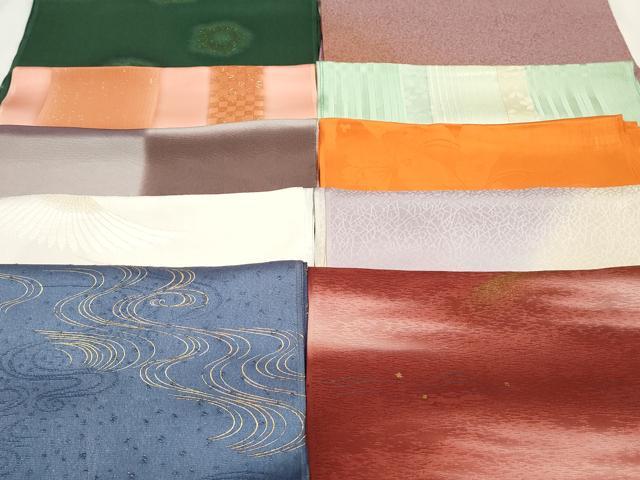 平和屋本店■和装小物　帯揚げ10枚　逸品　未使用　DZAA10897kh5