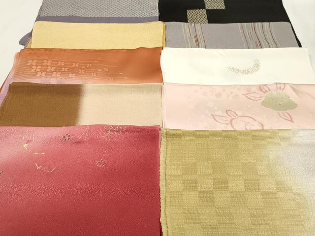 平和屋本店■和装小物　帯揚げ10枚　逸品　未使用　DZAA10900kh5