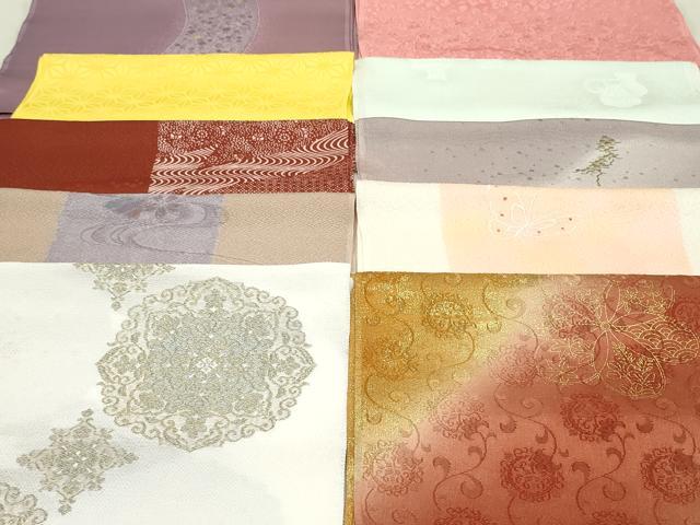 平和屋本店■和装小物　帯揚げ10枚　逸品　未使用　DZAA10901kh5